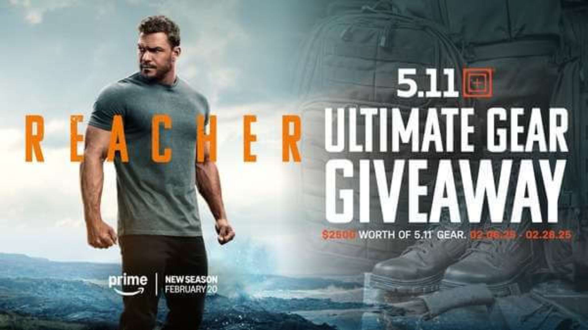 5.11 Tactical Jack Reacher Season 3 Ultimate Gear Giveaway