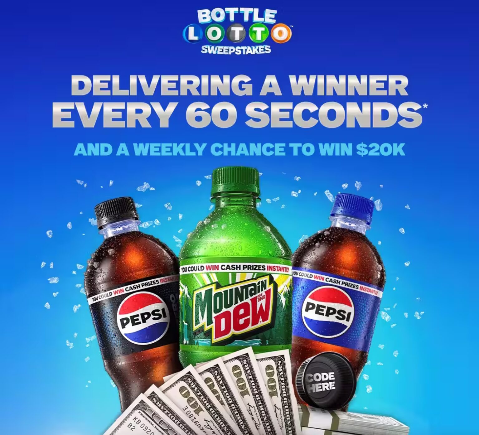 Pepsi Bottle Lotto Sweepstakes (Bottlelotto.com)